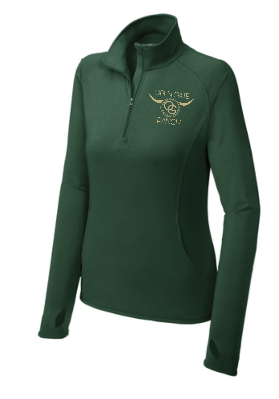Open Gate Sport-Tek Quarter Zip Pullover – Blews Kustom Kreations